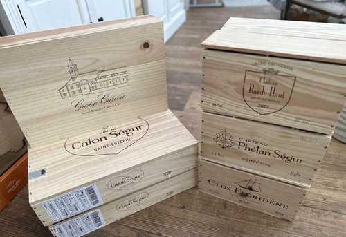 Деревянные ящики из под вина