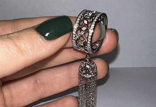 Золотое кольцо кисть с бриллиантами Yana Jewellery
