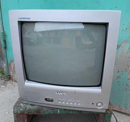 Ламповый телевизор sanyo CE14SA4R рабочий