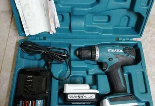 Аккумуляторная дрель-шуруповерт Makita DF347DWE