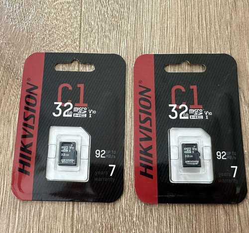 Карта памяти MicroSD 32Gb HC I hikvision