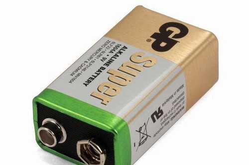 Батарейка щелочная GP 6LF22 (6LR61) Super Alkaline