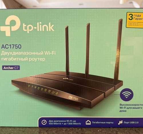 Wi-Fi роутер TP-link Archer C7, AC1750