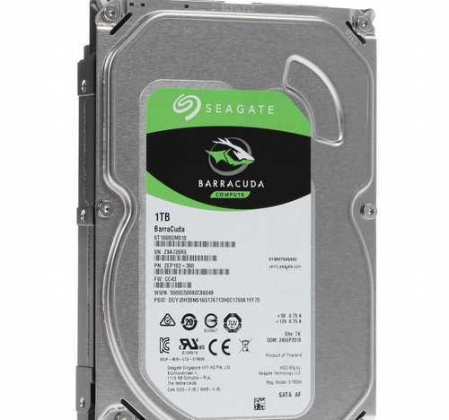 1 тб Жесткий диск Seagate BarraCuda