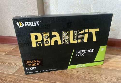 Коробка от видеокарты Palit gtx 1660 TI