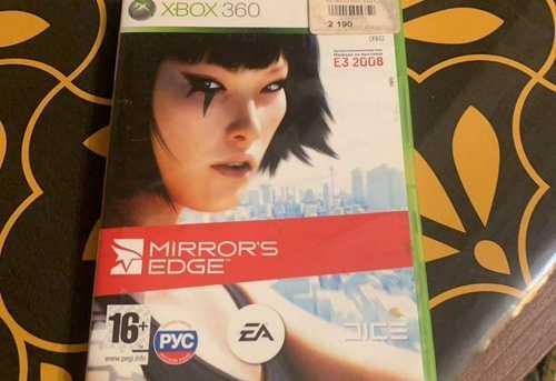 Диск на xbox 360 mirrors edge