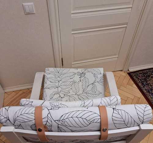 Кресло IKEA poang (белый каркас)