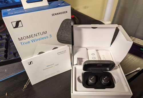 Наушники sennheiser momentum true wireless 3