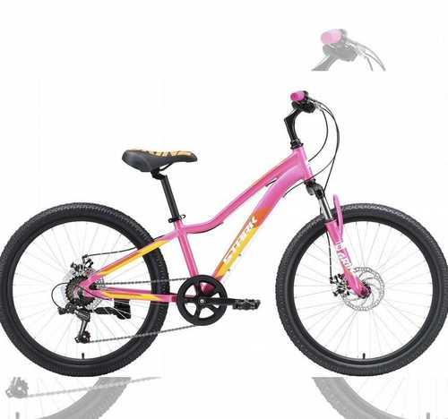Велосипед Stark'23 Bliss 24.1 D розовый/оранж/белы