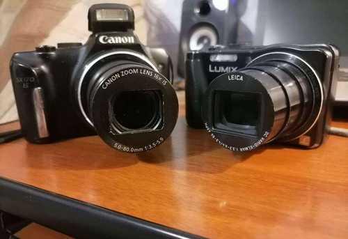Фотоаппараты Canon и Panasonic (2 шт.)