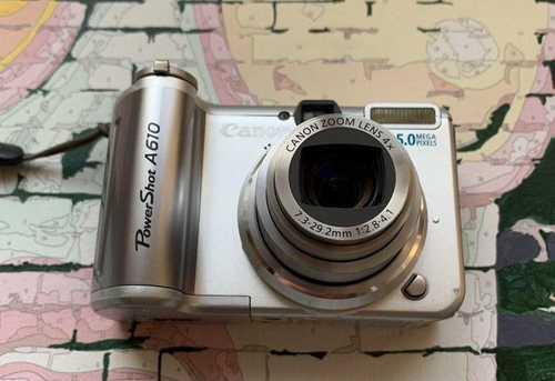 Canon PowerShot A610 цифровой фотоаппарат