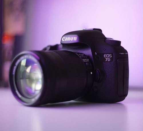 Canon 7D Kit EFS 18-135mm (как новый)