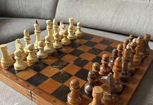 Шахматы деревянные бу