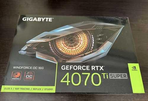 16GB RTX 4070 Ti Super Gigabyte Windforce OC 3-fan