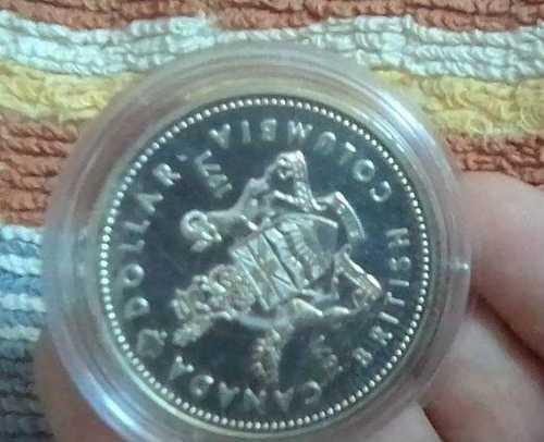 Юбилейная монета Канады, серебро, состояние