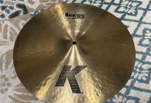 Тарелка Zildjian K Dark Thin Crash 16"