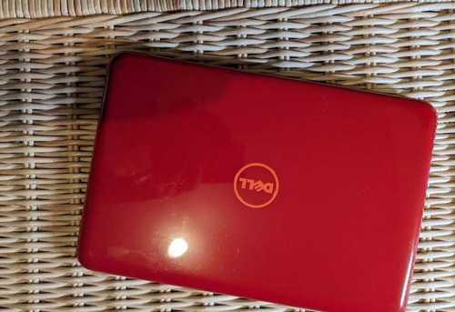Ноутбук Dell красный P24T маленький лёгкий