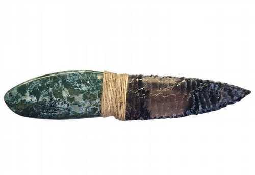 Ритуальный нож Атам из Обсидиана и Агата 99