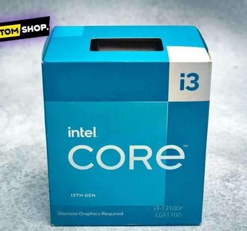 Процессор Intel Core i3-13100F 3.4Ghz 4C/8T LGA 1700 BOX