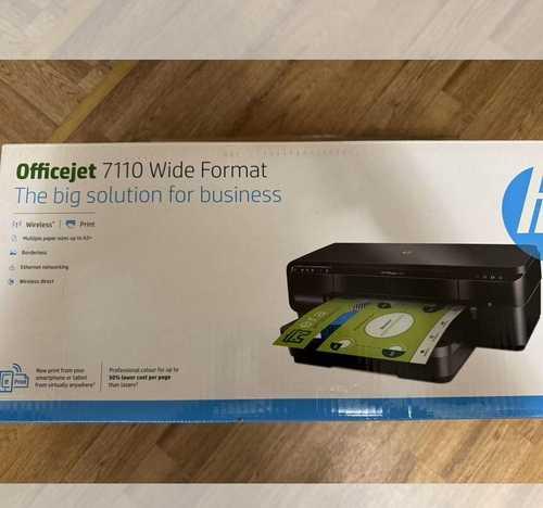 Принтер HP Officejet 7110 Wide Format цветной