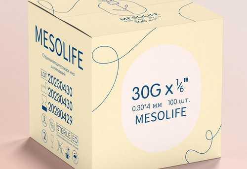 Mesolife Нано иглы для мезотерапии 30*4