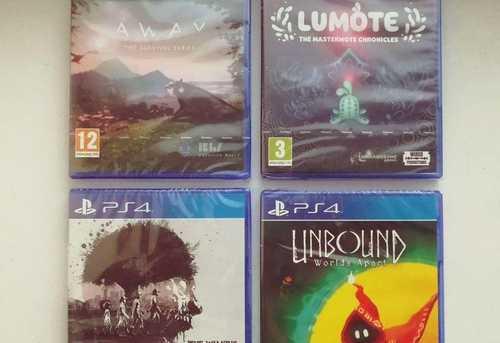 Игры PS5 PS4 Away, Unbound, Walking dead (новые)