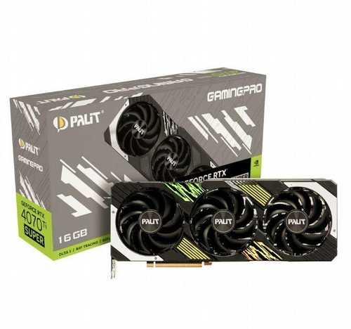 Видеокарта Palit RTX 4070 ti super 16 gb GamingPro