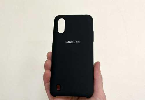 Чехол на Samsung Galaxy A01 + Стекло
