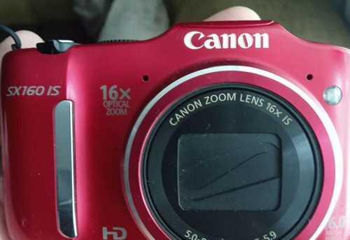Компактный цифровой фотоаппарат canon sx160is