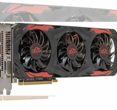 Видеокарта rx570 red Devil 4gb