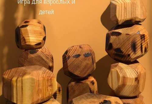 Развивающая японская игра "Туми-Иши" из дерева