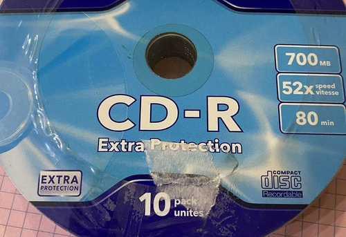 Болванка диск verbatim cd-r 700mb 10шт