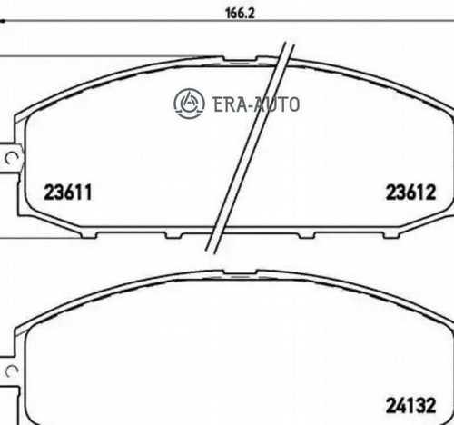 Brembo P56041 Колодки торм.пер
