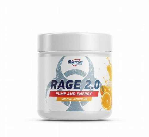 Энергетик Geneticlab Nutrition Rage 2.0, 240 г, фа