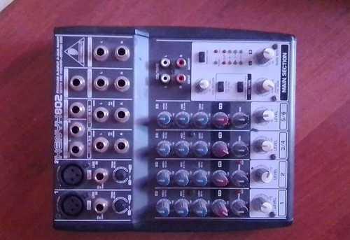 Микшерный пульт behringer xenyx 802