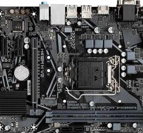 Материнская плата Gigabyte H410M H V2, LGA 1200