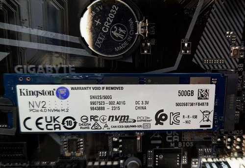 SSD PCIe 4.0 NVMe M.2 Kingston 500 Gb