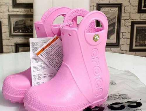 Резиновые сапоги crocs c6 новые