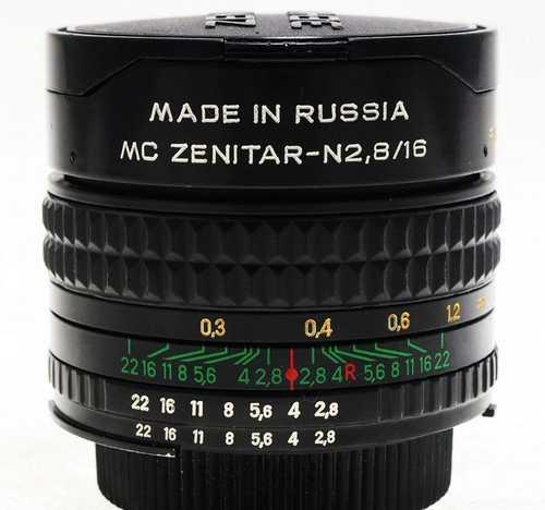 Объектив Zenitar-N2,8/16 для Nikon