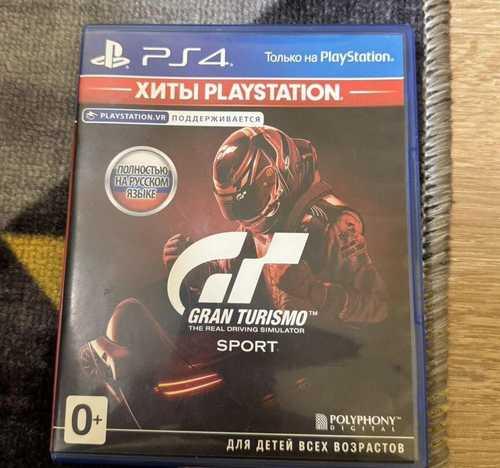 Игра на PS4 Gran Turismo sport