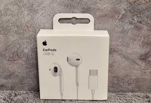 Проводные наушники apple earpods type-c