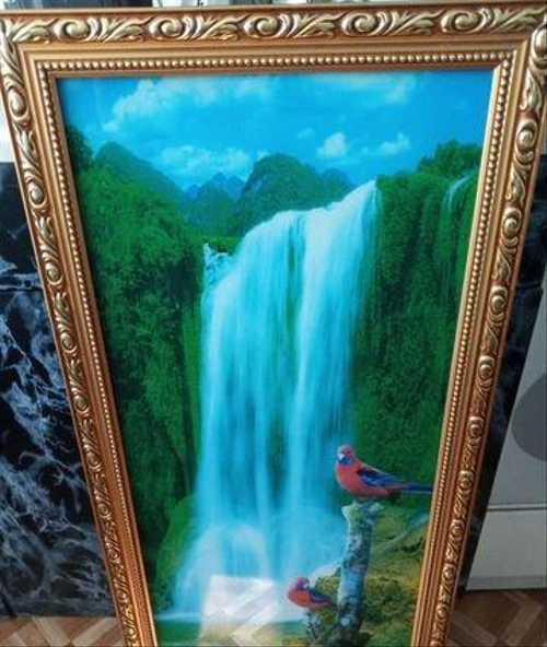Картина водопад музыкальная