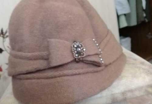 Шляпа женская шерсть