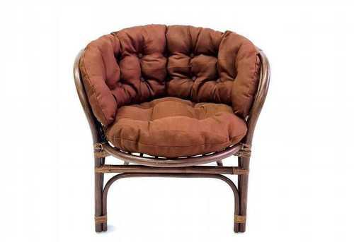 Кресло из ротанга Багама (коричневые полные твил)