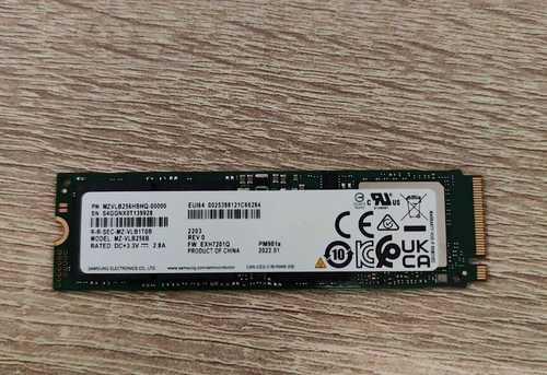 SSD накопитель Samsung M.2 2280 256 гд. MZ-VL256B
