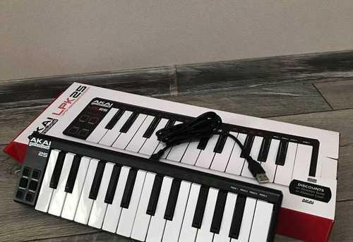 Akai LPK25 midi-клавиатура