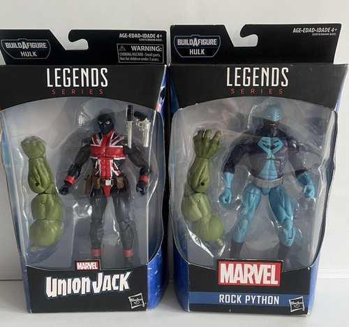 Фигурки Marvel Legends Union Jack, Rock Python