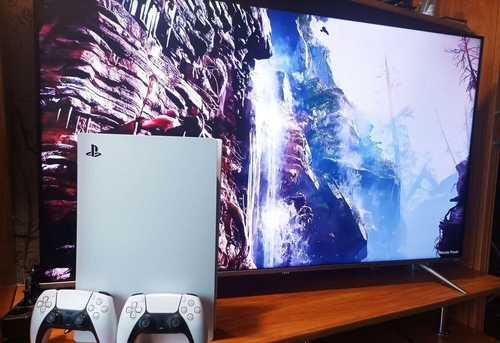 Игровая приставка ps5 с дисководом