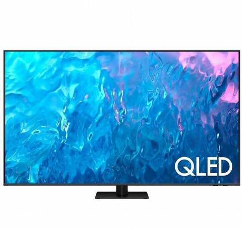 Телевизор qled Samsung 55" QE55Q70catxtx SMART Q, 4K Ultra HD, черный