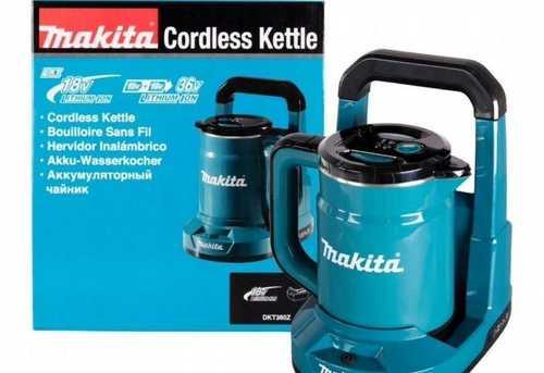 Аккумуляторный чайник Makita LXT 2x18В, объем 800